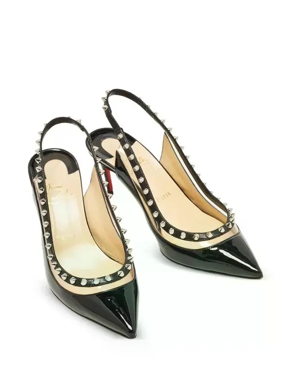 CHRISTIAN LOUBOUTIN Brigadine Spiked Slingback Pumps