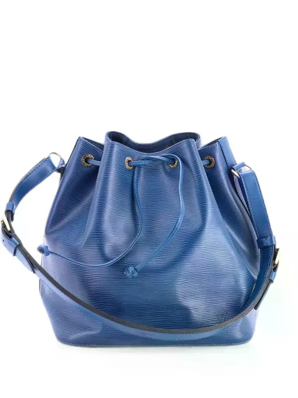LOUIS VUITTON Epi Leather Petit Noe Bucket Bag - Blue