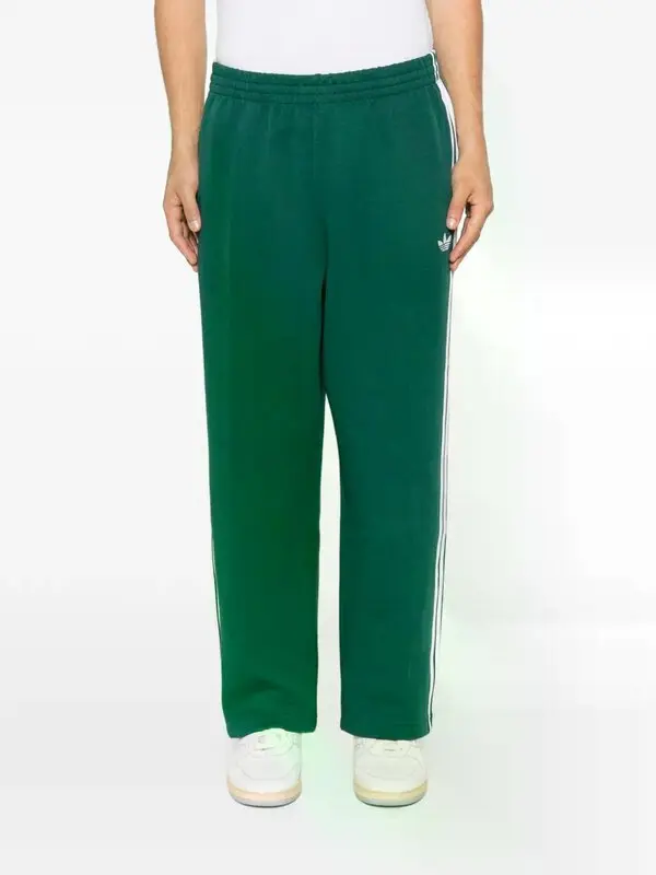 Adidas Logo-embroidered Side-stripe Track Pants