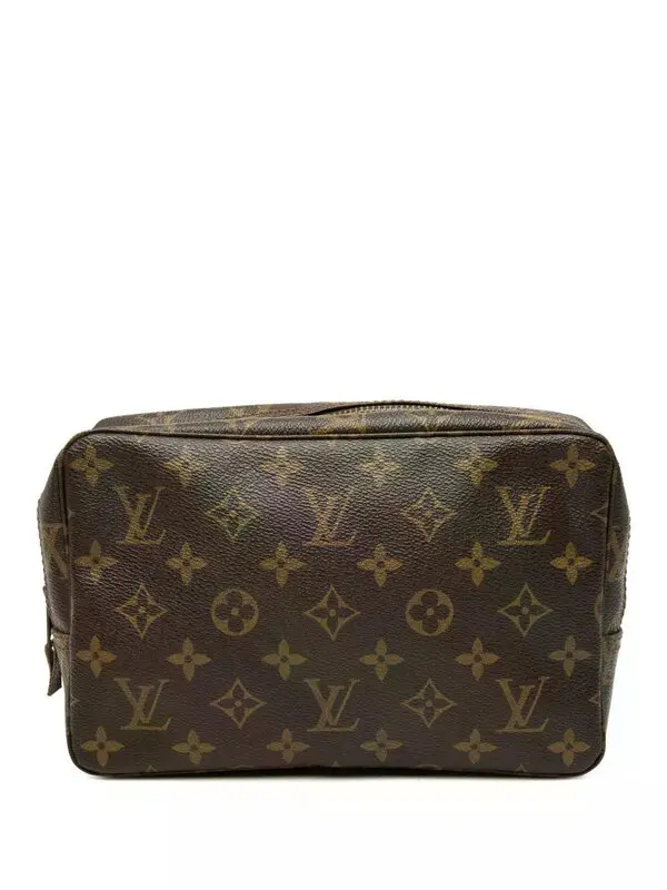 LOUIS VUITTON Monogram Trousse Toilette 23 Clutch Bag - Brown