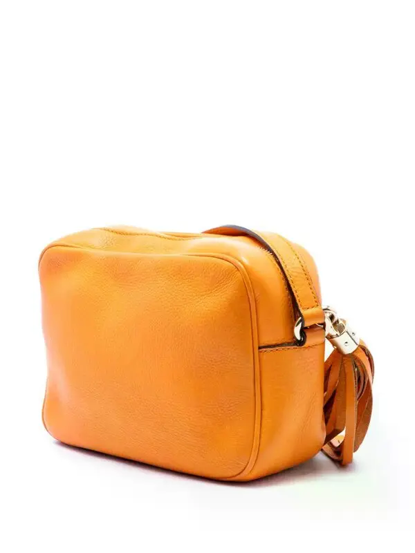 Gucci Soho Disco Crossbody Bag In Calfskin - Orange