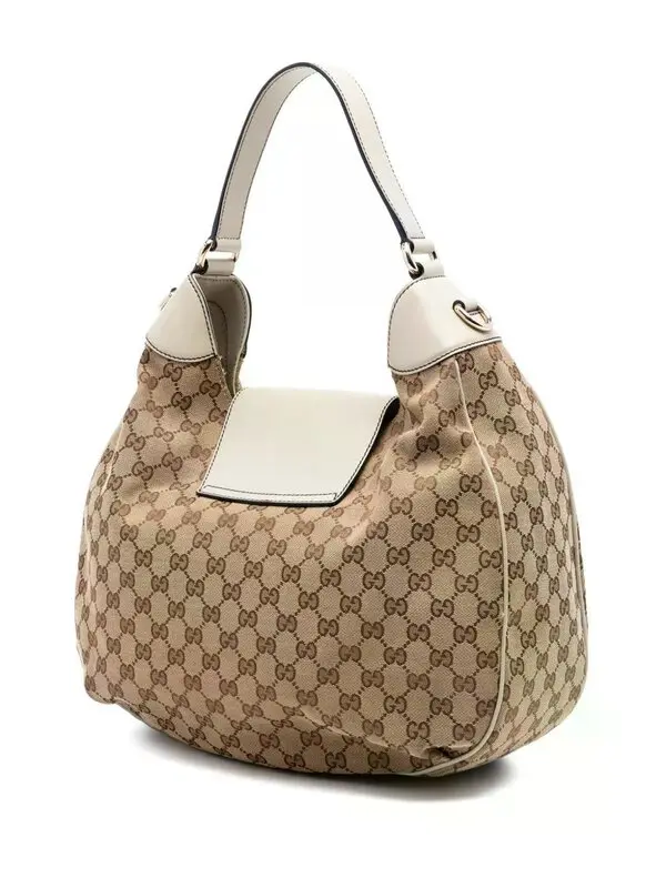 Gucci Medium Gg Canvas Emily Flap Satchel