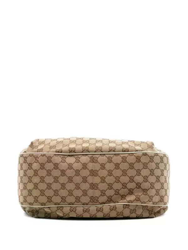 Gucci Medium Gg Canvas Emily Flap Satchel