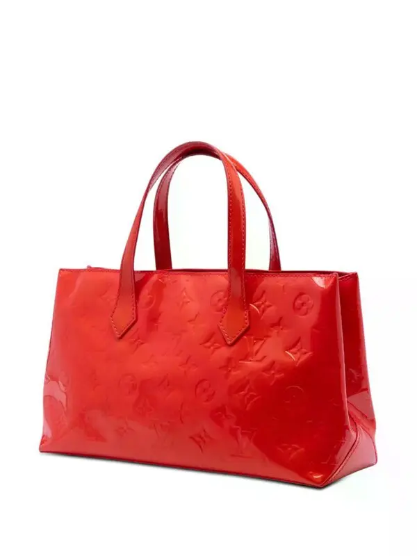 LOUIS VUITTON Monogram Vernis Wilshire Pm Handbag