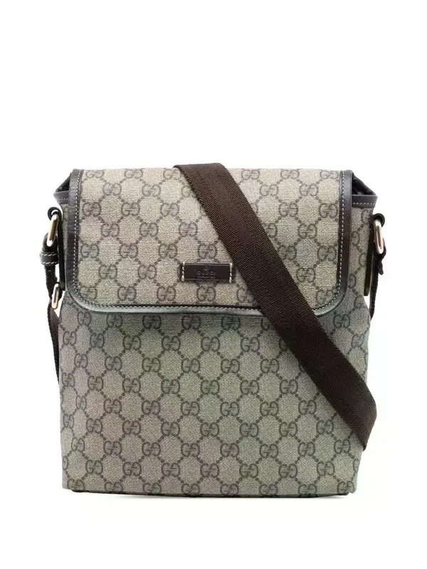Gucci Gg Supreme Crossbody Bag - Neutrals