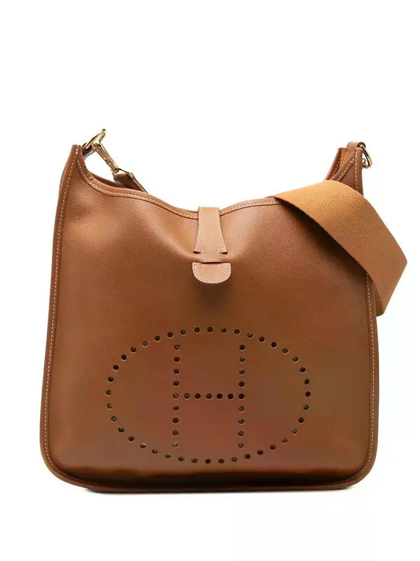 Hermès 1998 Clemence Evelyne 33 Crossbody Bag - Brown