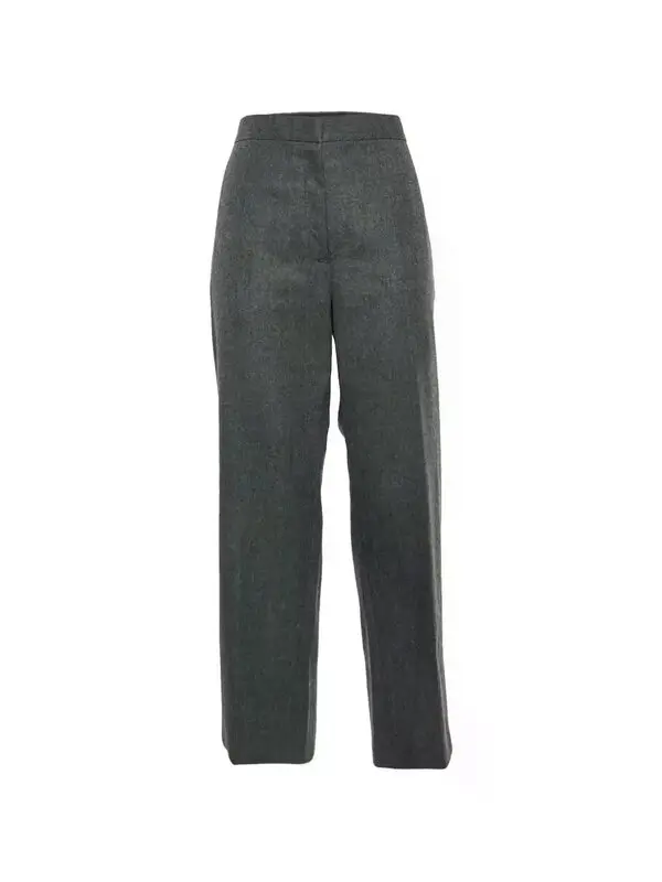 JIL SANDER Wool Tailored Trousers - Grey