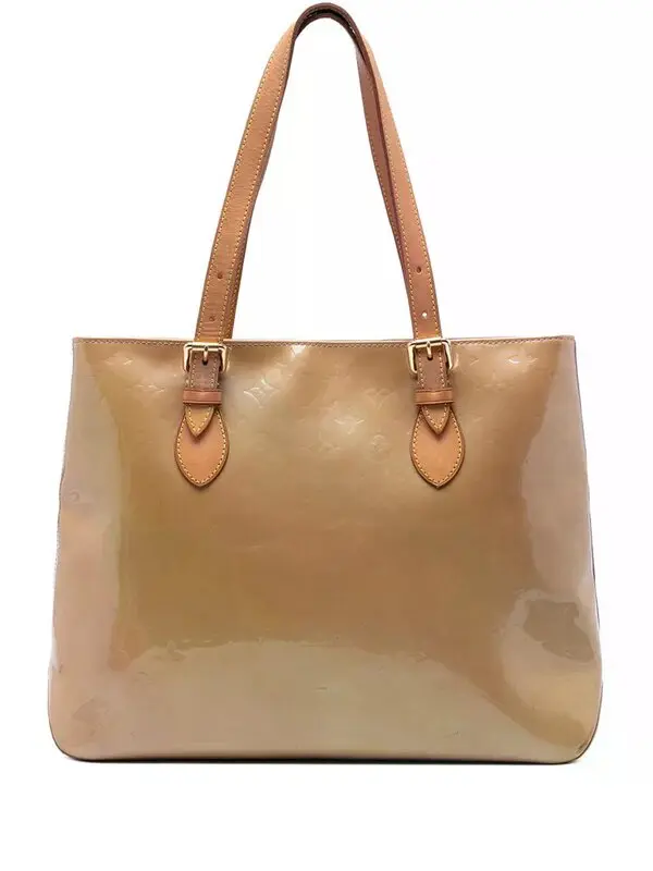 LOUIS VUITTON Monogram Vernis Brentwood Tote Bag - Brown