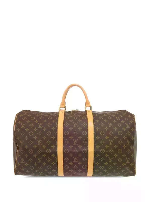 LOUIS VUITTON Monogram Keepall 55 Travel Bag