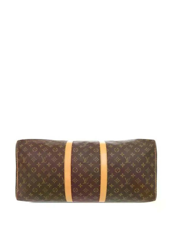 LOUIS VUITTON Monogram Keepall 55 Travel Bag