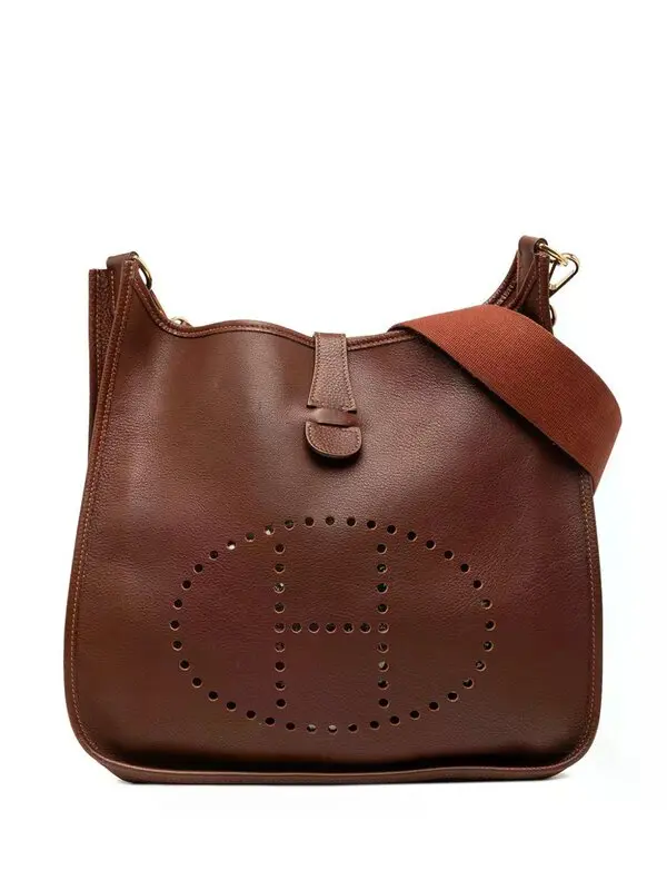Hermès 1998 Clemence Evelyne 33 Crossbody Bag - Brown