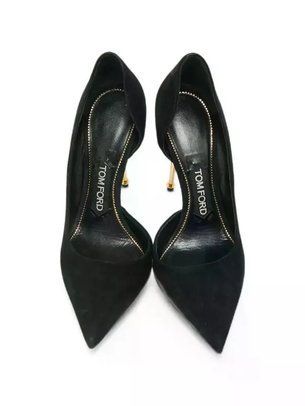 TOM FORD Suede Pointed Toe Pumps