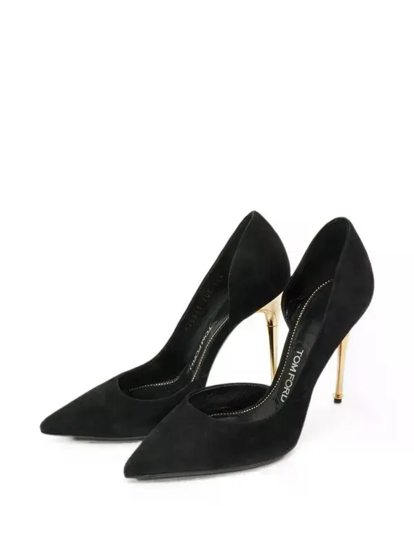 TOM FORD Suede Pointed Toe Pumps