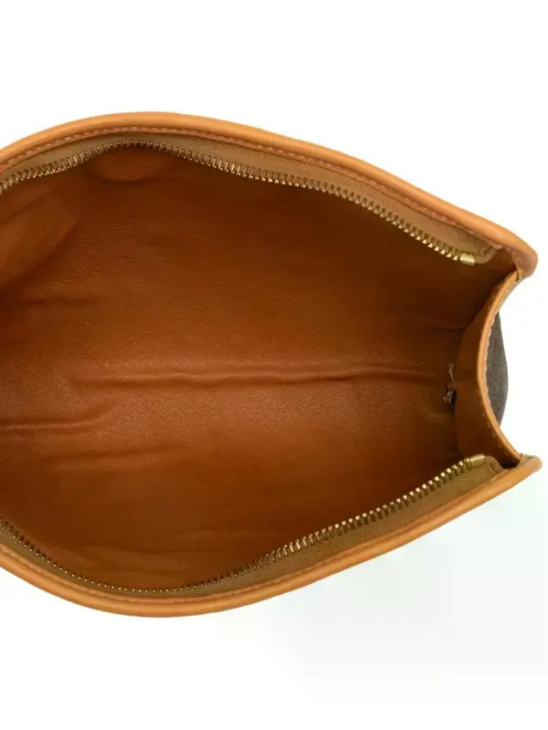 Celine Macadam Coated Canvas Clutch Bag