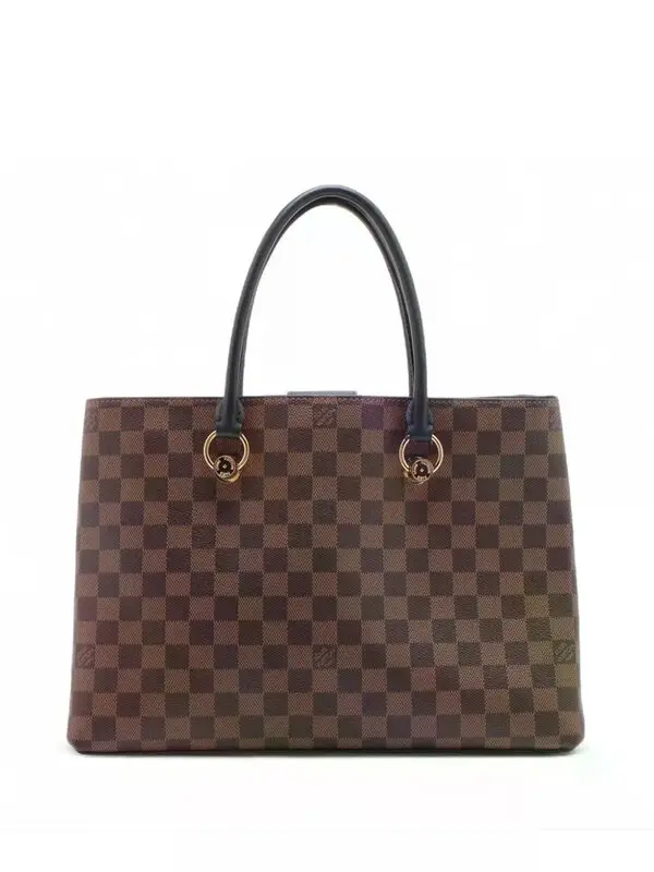 LOUIS VUITTON Damier Ebene Riverside Satchel