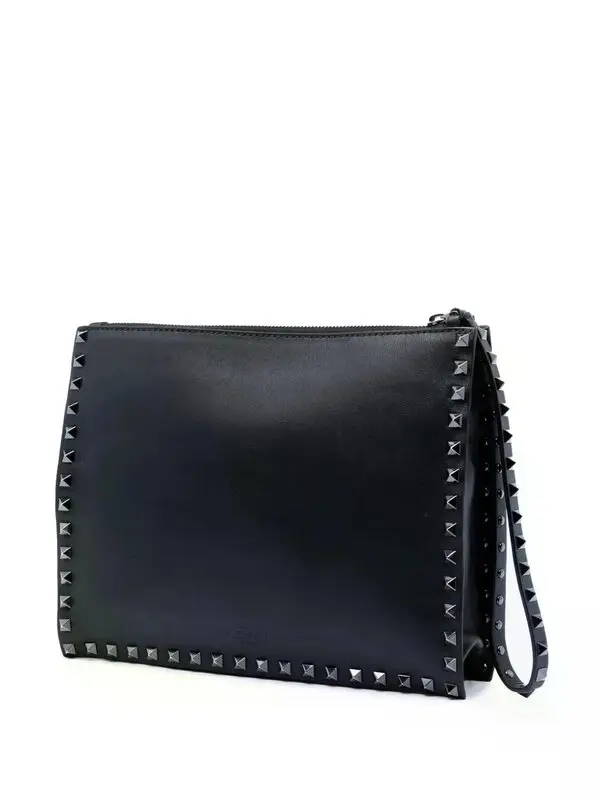 Valentino Garavani Rockstud Leather Clutch Bag
