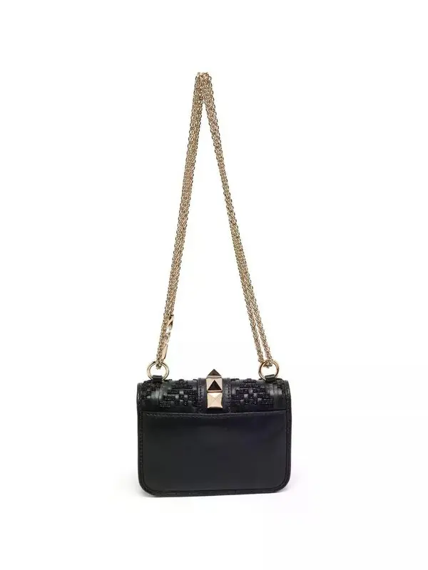 Valentino Garavani Glam Lock Shoulder Bag - Black