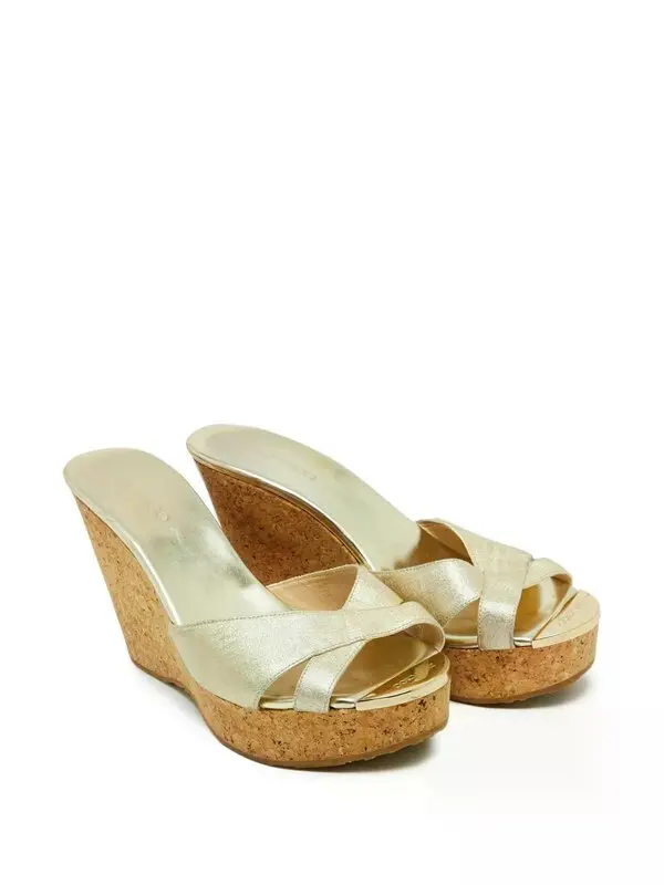 JIMMY CHOO Prima Wedge Sandals