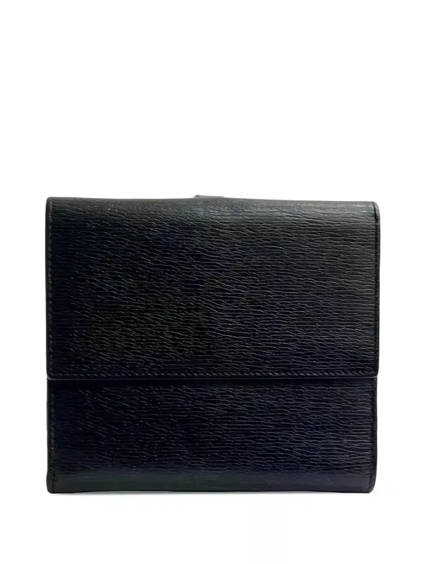 Gucci 20th Century Calfskin Jackie Bifold Wallet Small Wallets - Black