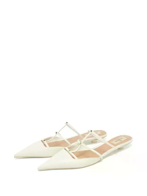 Valentino Garavani Rockstud Mules - Neutrals