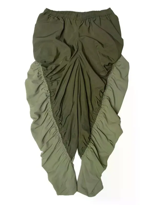 YOSHIOKUBO Gathered Trousers - Green