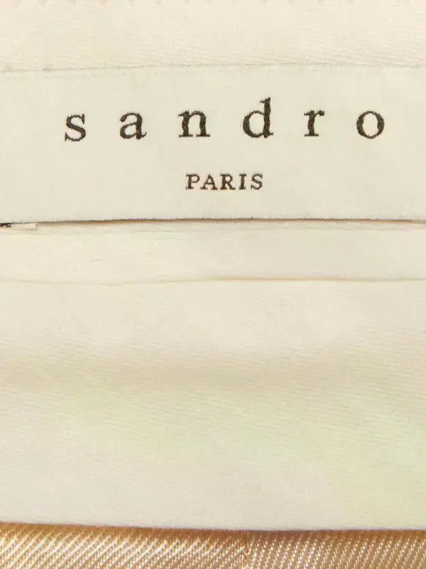 Sandro Tweed Straight-leg Trousers