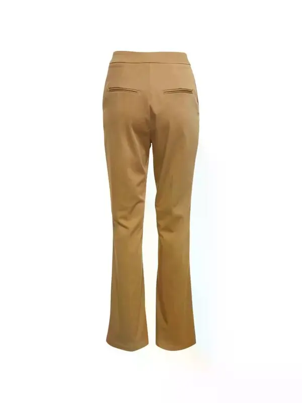 424 Gabardine Flared Trousers - Neutrals