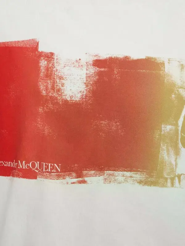Alexander McQueen Graphic-print Crew-neck T-shirt
