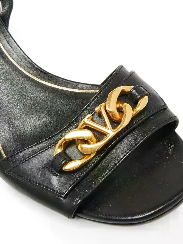 Valentino Garavani Vlogo Ankle Strap Sandals