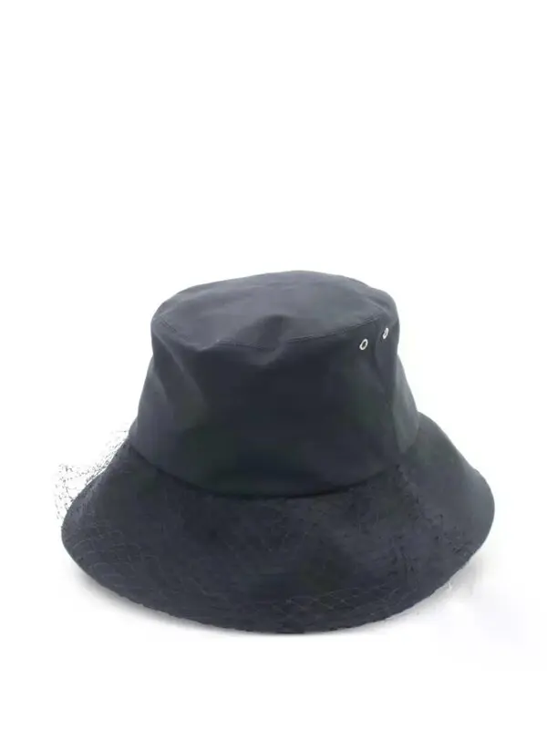 Dior Tulle Bucket Hat - Black