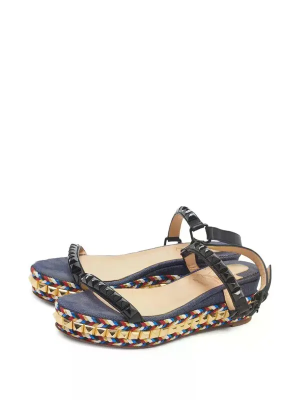 CHRISTIAN LOUBOUTIN Pyraclou Studded Platform Sandals