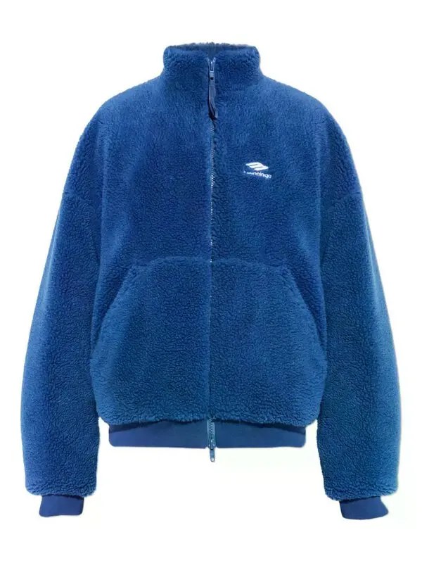 Balenciaga 3b Logo Zip-up Jacket