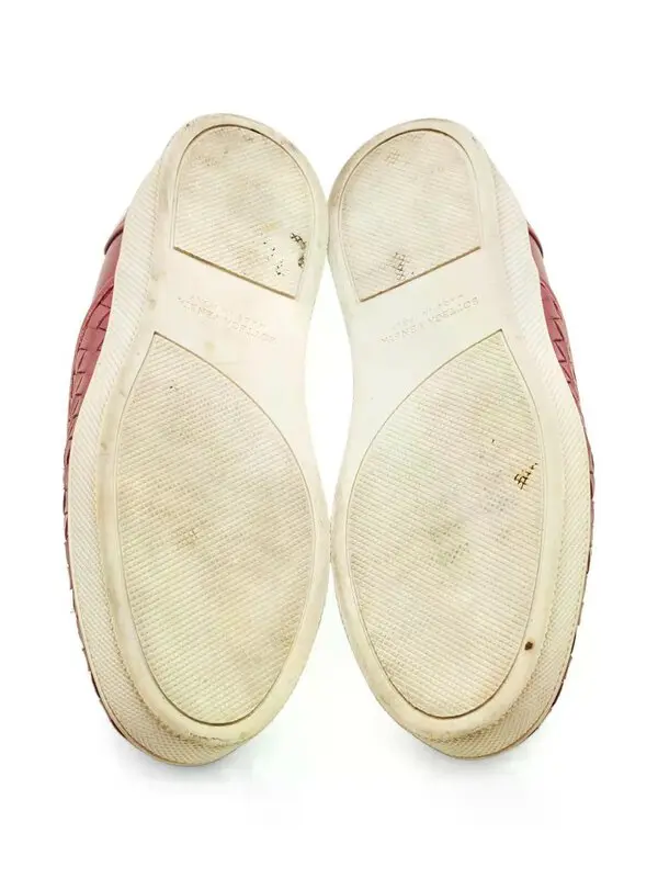 Bottega Veneta Intrecciato Slip-on Sneakers - Pink