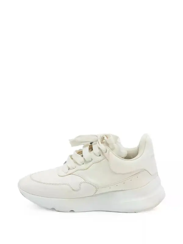 Alexander McQueen Oversized Lace-up Low-top Sneakers - Neutrals