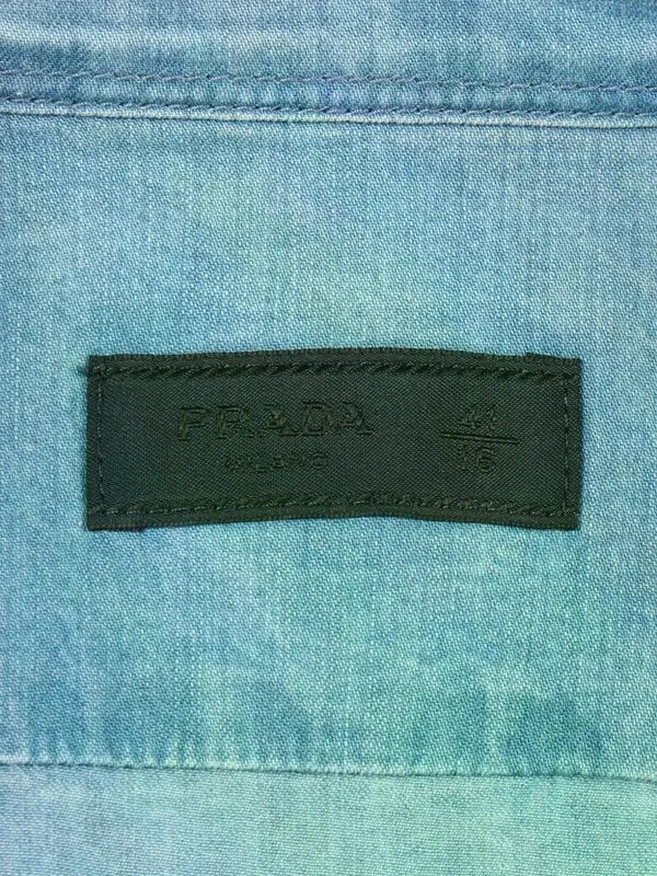 Prada Long-sleeve Denim Shirt
