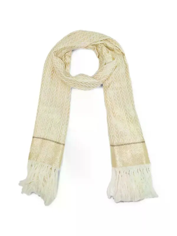 Valentino Garavani Monogram Lurex Jacquard Scarf