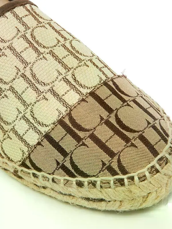 Carolina Herrera Jacquard Canvas Espadrilles