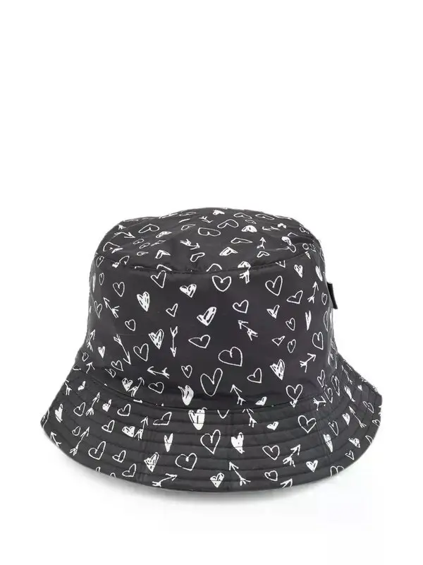 Moschino Heart Print Bucket Hat