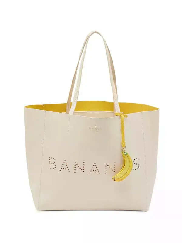 Kate Spade New York Hallie Perforated Tote Bag - White
