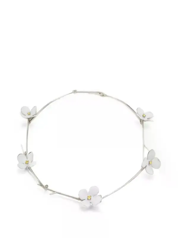 Marni Enamel Daisy Necklace