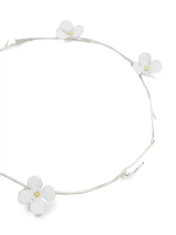 Marni Enamel Daisy Necklace