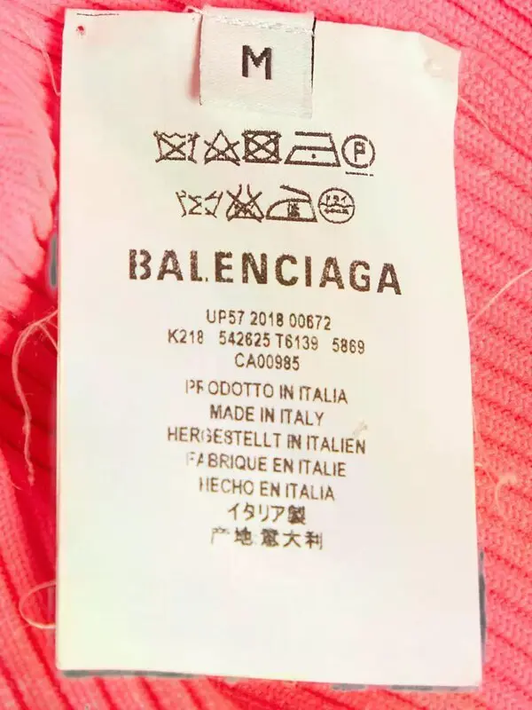 Balenciaga Rib-knit V-neck Sweater