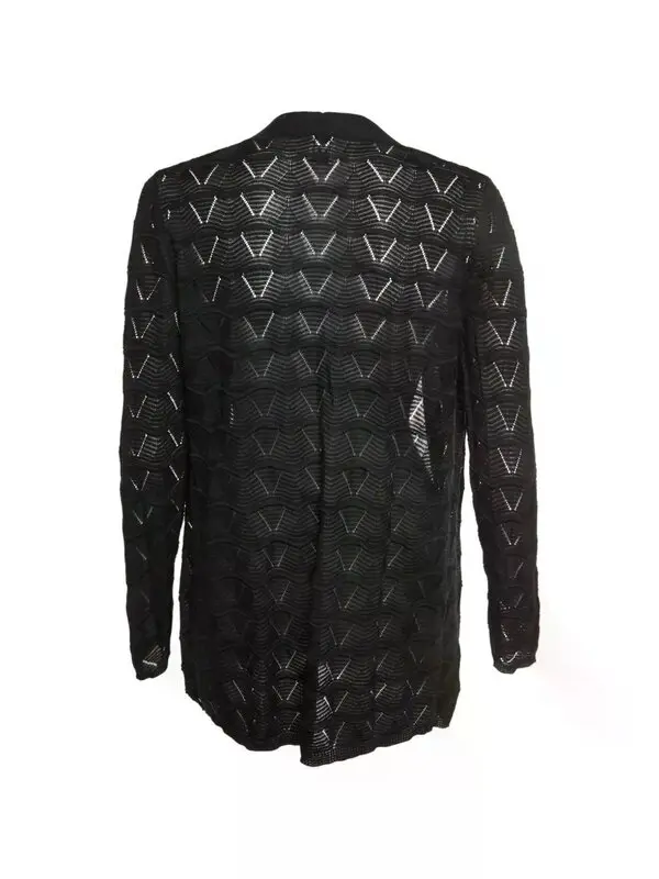 Missoni Pointelle Knit Cardigan - Black