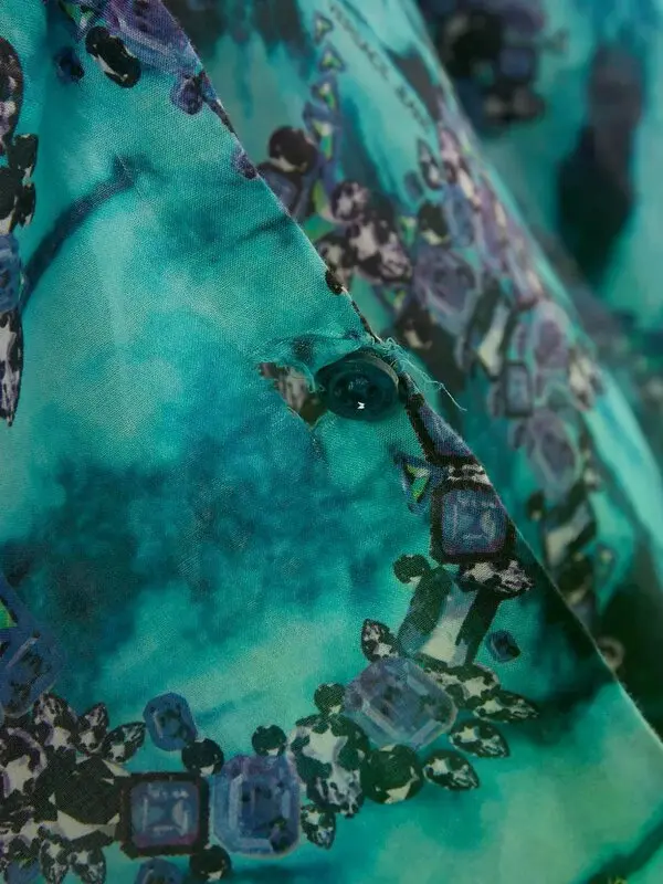 Versace Gem Print Long-sleeve Shirt