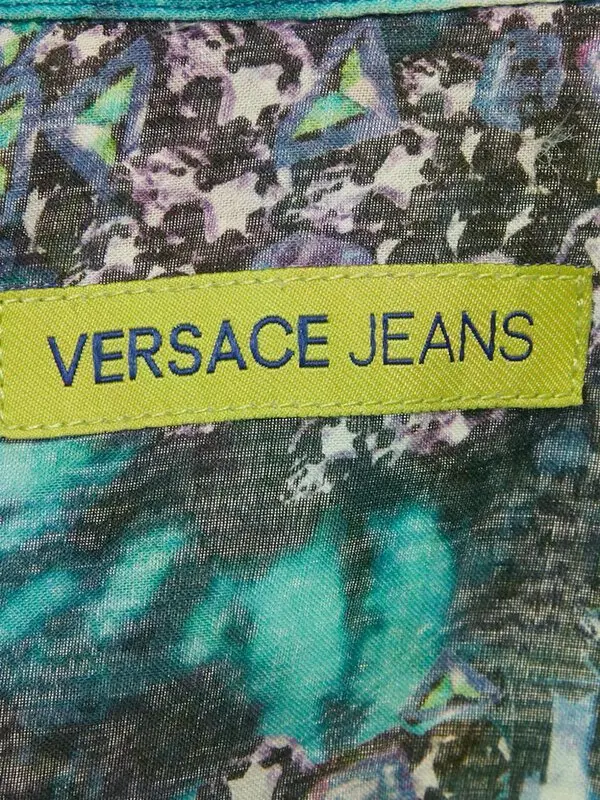Versace Gem Print Long-sleeve Shirt