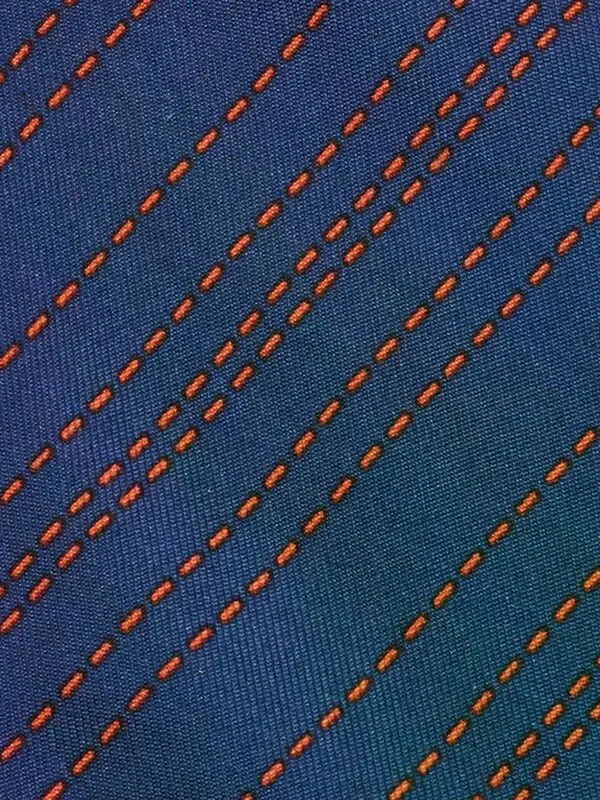 Hermès Diagonal-striped Silk Tie