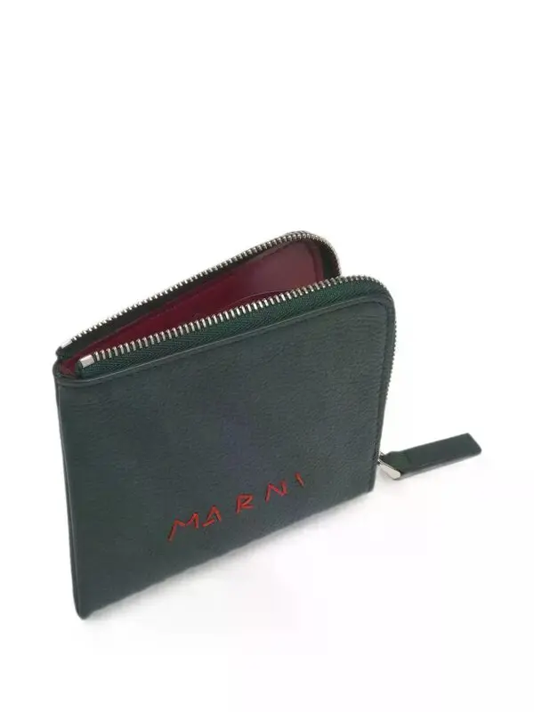 Marni Mending Logo Leather Wallet