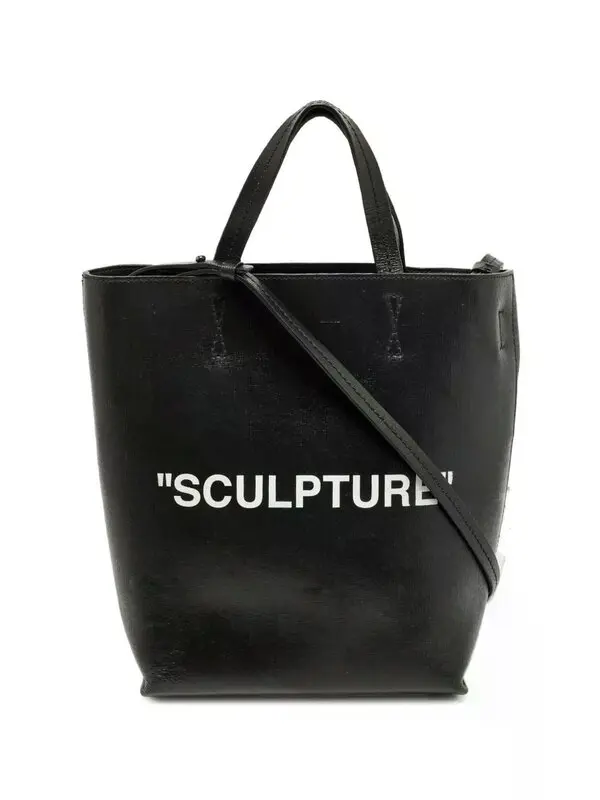 Off-White Sculpture Leather Tote Bag