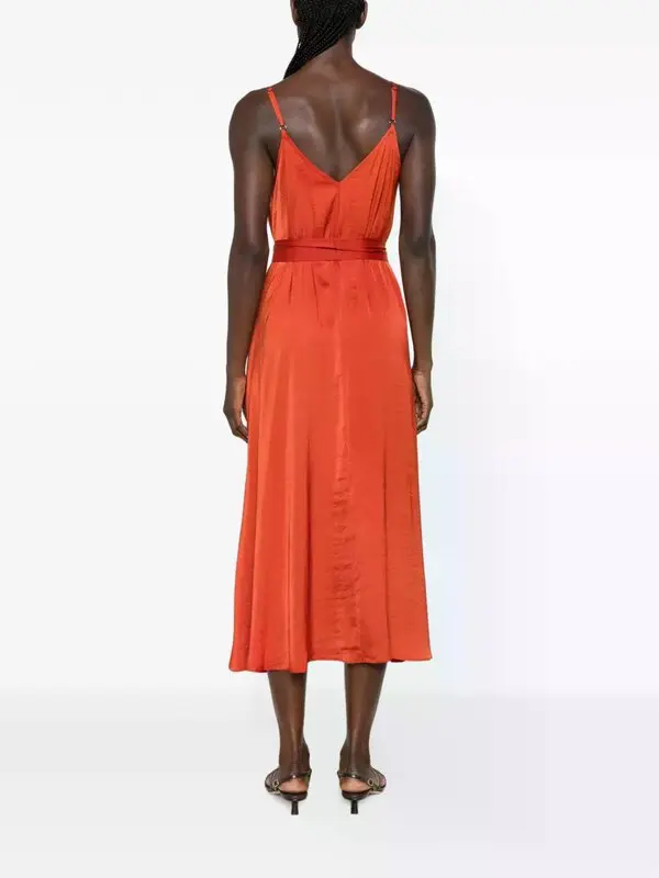 MOUTAKI Tie-fastening Midi Dress