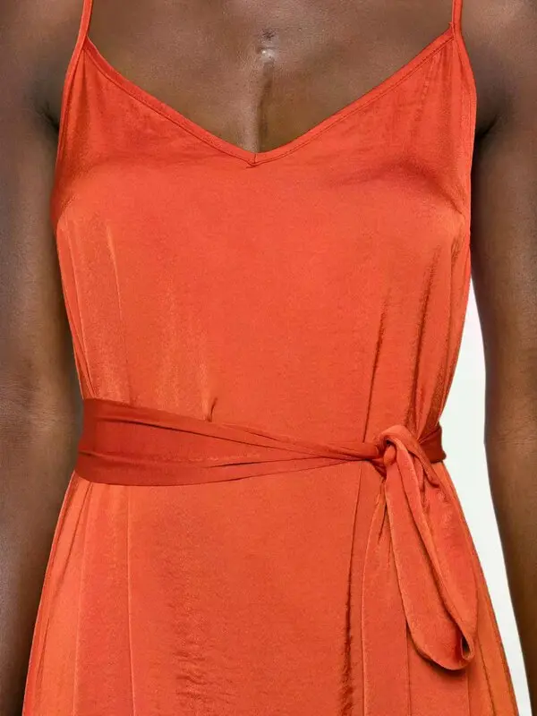 MOUTAKI Tie-fastening Midi Dress